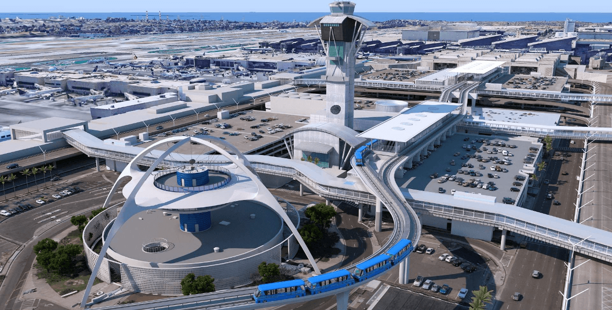 Los Angeles International Airport LAX Architectual Facade Systems